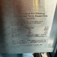 Sartorius 1000L Stainless Steel Jacketed Palletank | Surplus Solutions